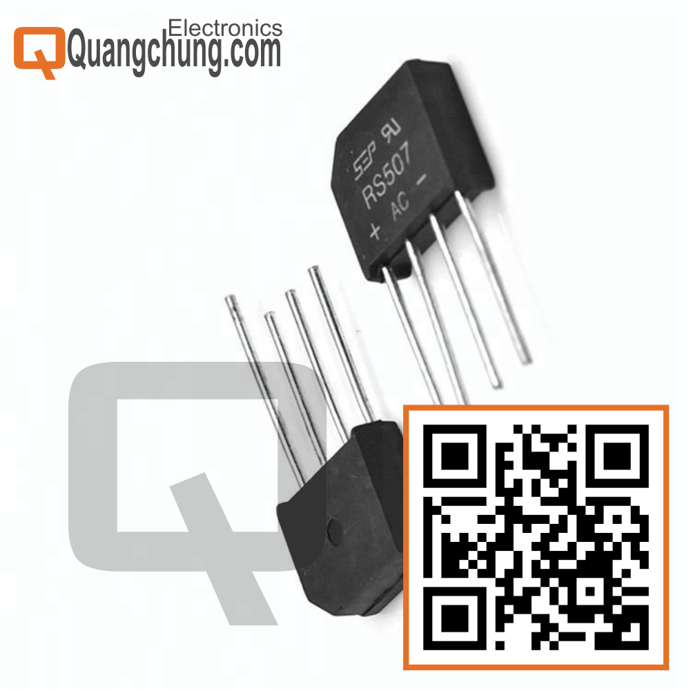 Diode cầu 5A – RS507 – ĐIỆN TỬ QUANG CHUNG