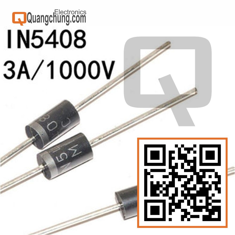 Diode chỉnh lưu 1N5408 – ĐIỆN TỬ QUANG CHUNG